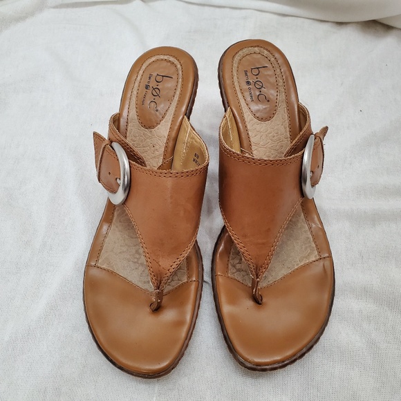 boc | Shoes | Tan Boc Wedge Sandal Size 8 | Poshmark